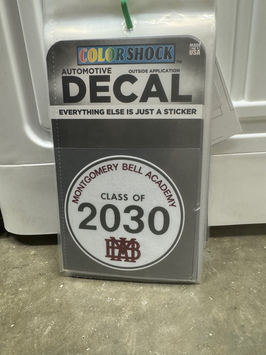 MBA Class of 2030 Decal – MBA Big Red Store